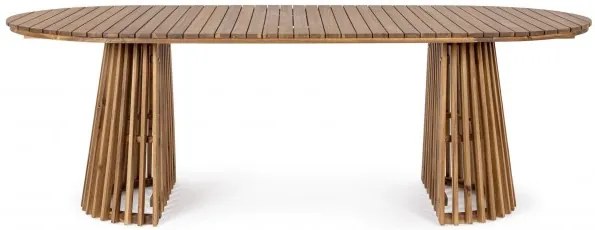 BIZZOTTO Oválný zahradní jídelní stůl RODANO 220x100 cm