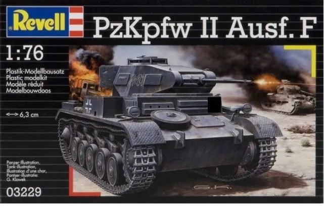 Plastikový model plastic modelkit tank 03229 - pzkpfw ii ausf.f