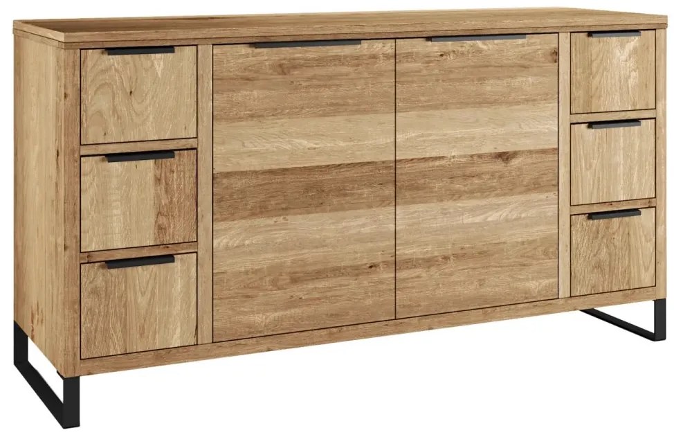 furniture-nabytek.cz - Masivní koupelnová sestava Sidora II z divokého dubu, olejovaná, hnědá