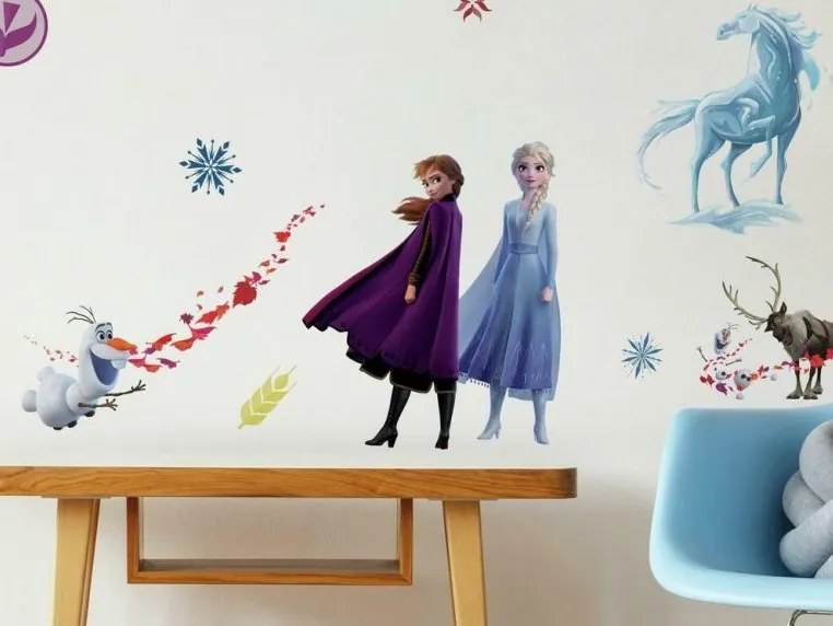 York Wallcoverings Samolepky na zeď s Disney motivem ELSA A ANNA