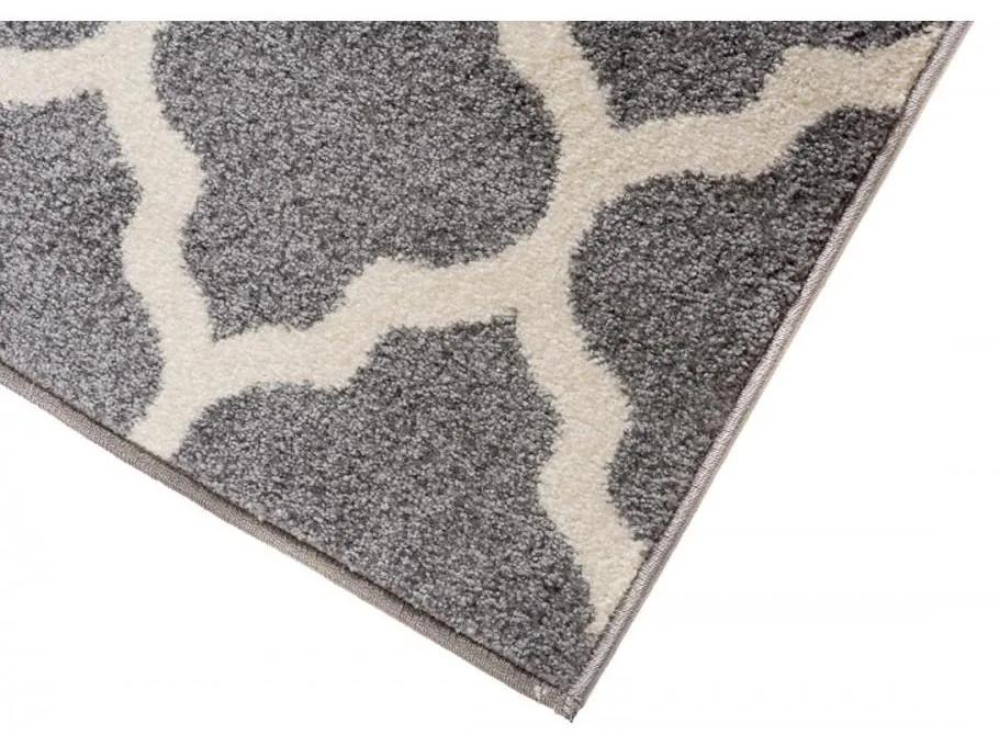 Kusový koberec Berda šedý atyp 100x300cm