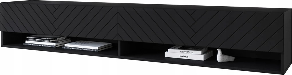 Moderní skříňka pod Tv Apollo I 180 cm, Mdf Lowboard, Rtv komoda, jedle
