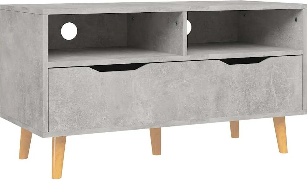 TV skříňka betonově šedá 90 x 40 x 48,5 cm kompozitní dřevo 326781