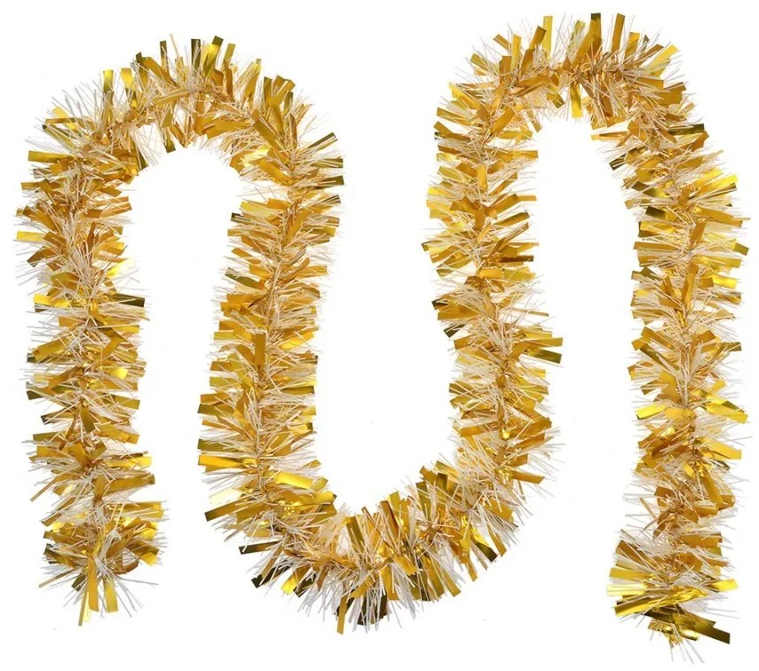 Vánoční girlanda 200 cm zlatá
