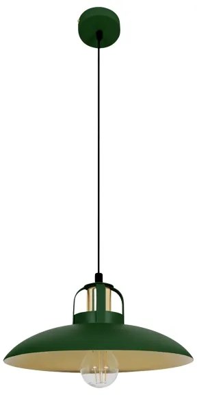 Brilagi - LED Lustr na lanku FLAMENGO 1xE27/60W/230V zelená