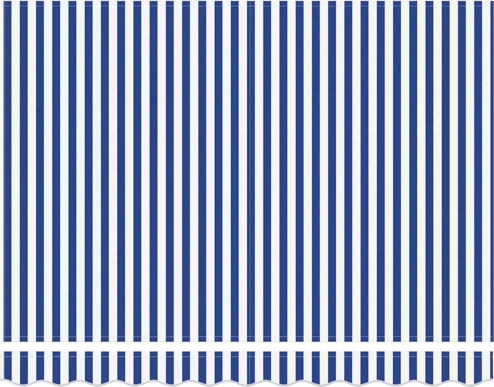 Rám markýzy Modrá a bílá 300 x 250 cm 3329912