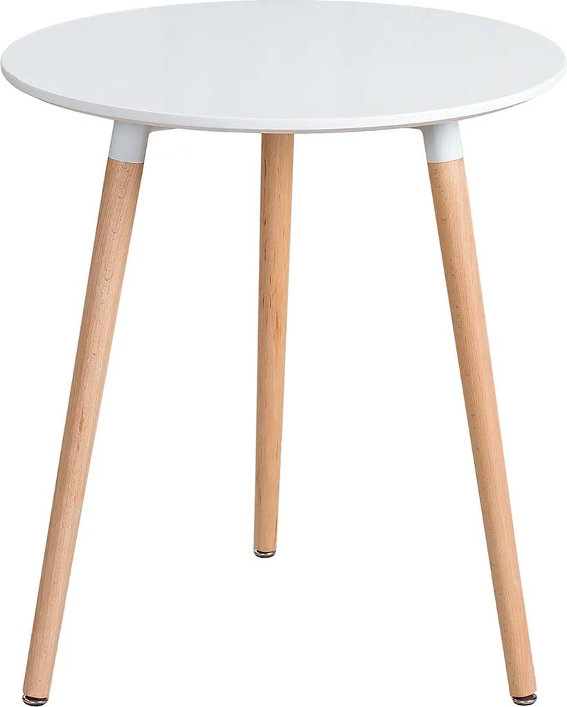 Odkládací stolek Scandus, 60 cm, bílý