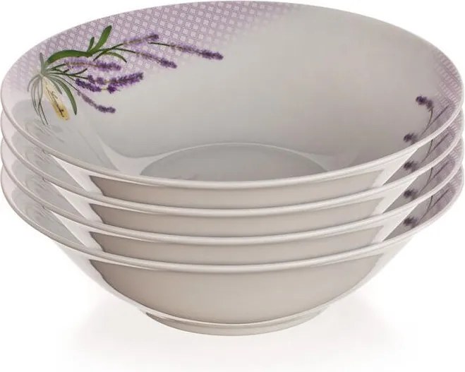 Sada porcelánových misek LEVANDULE 4 ks