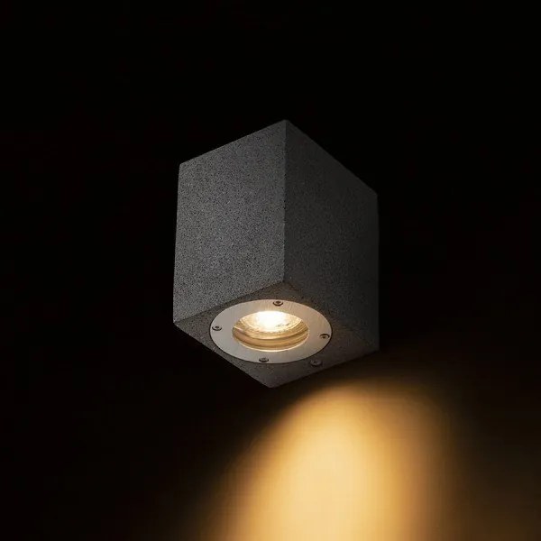 RED R13793 KANE I nástěnná beton/dekor tmavý granit 230V LED GU10 5W IP65 - RED - DESIGN RENDL