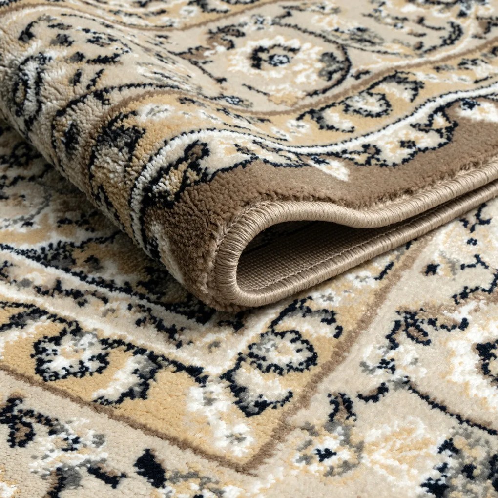 Angel Carpet, Kusový koberec Sultan 42 Beige, 80x150, béžová, kancelář