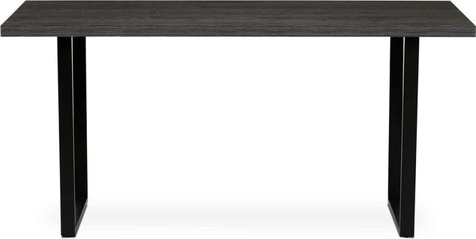 Jídelní stůl HT-R5216 GREY, lamino, šedý dub (160 x 80) cm