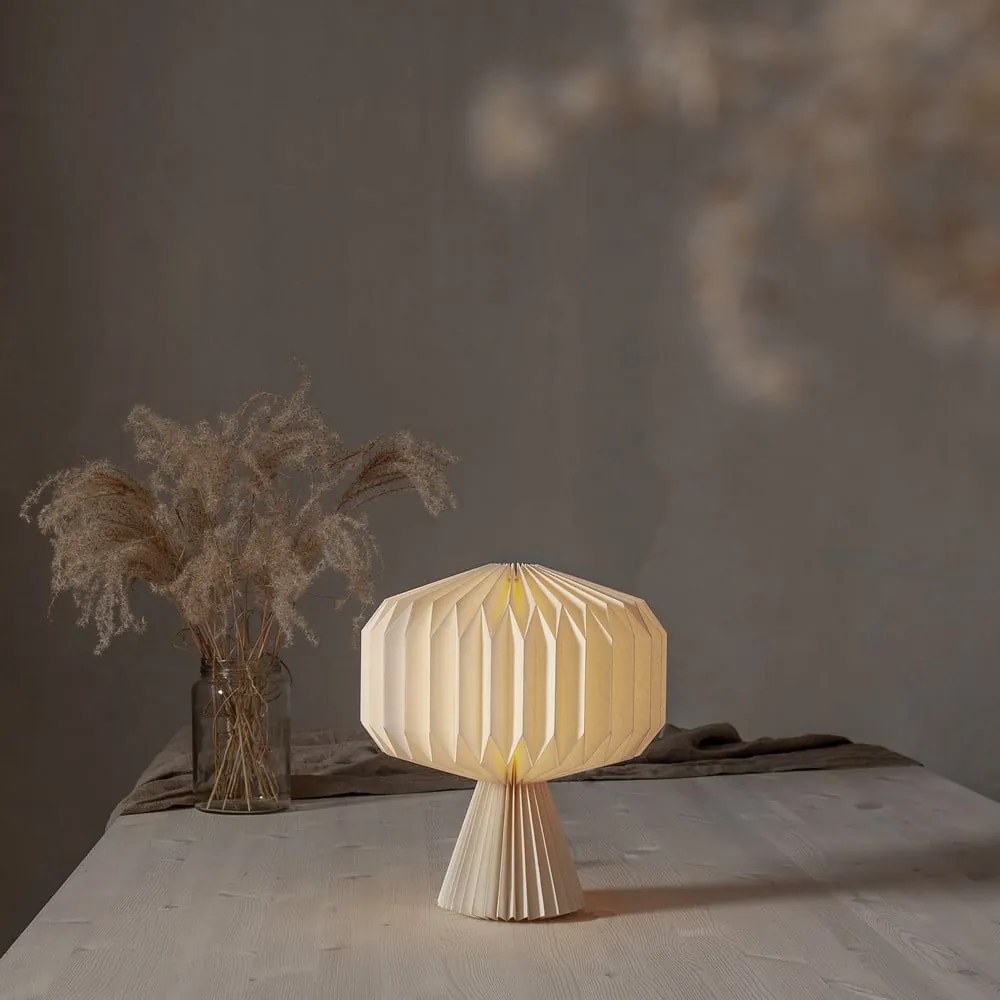 Krémové papírové stínidlo ø 30 cm Honeycomb – Star Trading