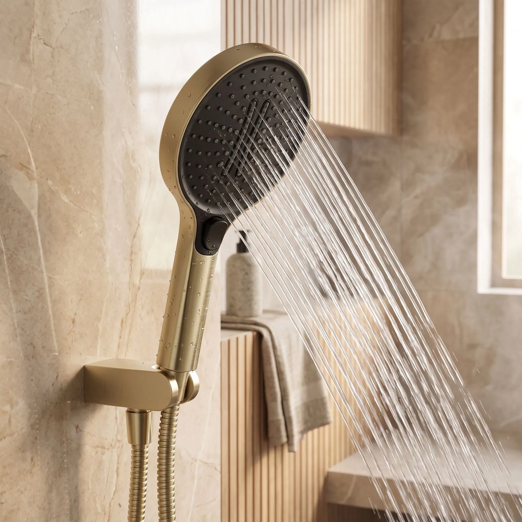 Rea, Sprchová hlavice REA JS-033 Brush Gold, REA-03907