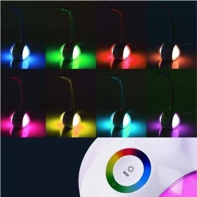 Ihned - LED stolní lampička stmívatelná, 6W, 256 barev, atmosférické podsvícení