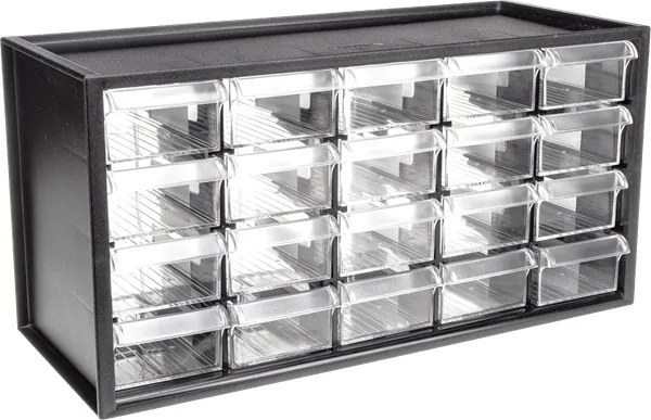 SHUTER Organizér s 20 zásuvkami SH A9-520 Black