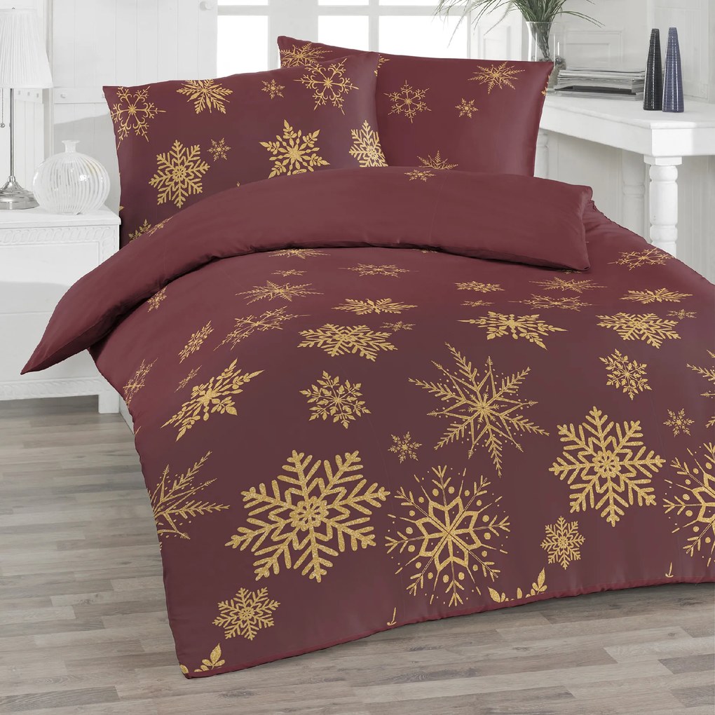 Florella Flanelové povlečení Halley Rot Rozměr: 70x90 + 140x200 cm