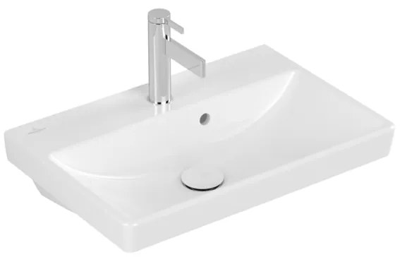 VILLEROY & BOCH Villeroy &amp; Boch AVENTO - Umyvadlo, 550x370x180 mm, s přepadem, bílá alpin 4A005501