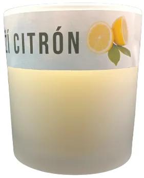 Fajnpocit svíčka ve skle s vůní svěžího citrónu