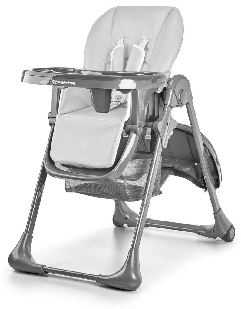 Jídelní židlička Kinderkraft TASTEE Grey