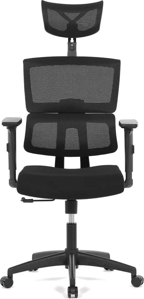 Ergonomická kancelářská židle MERANO - černá síťovina
