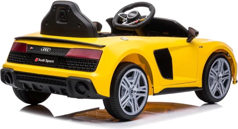 LEAN CARS Elektrické autíčko Audi R8 Lift A300 žluté