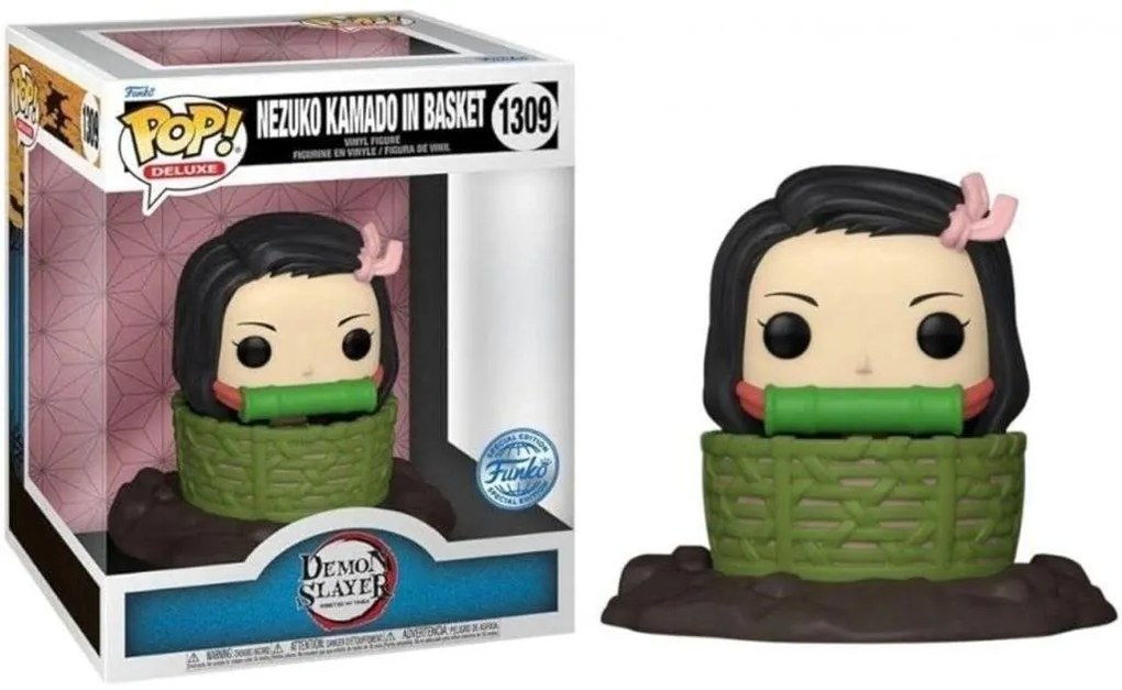 Funko pop! demon slayer nezuko kamado in basket special edition 1309