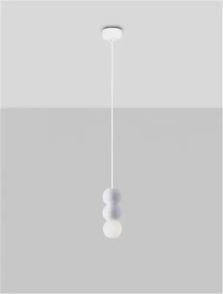 LED bílý moderní lustr Zero