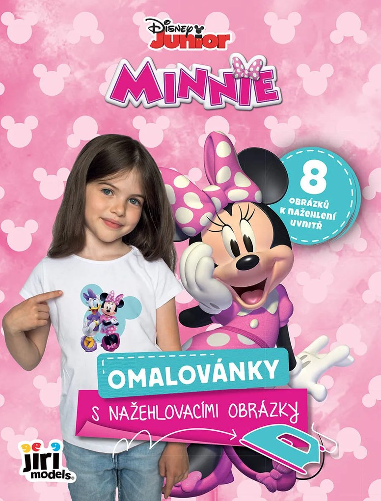 JIRI MODELS Omalovánky s nažehlovacími obrázky myška Minnie Mouse 7