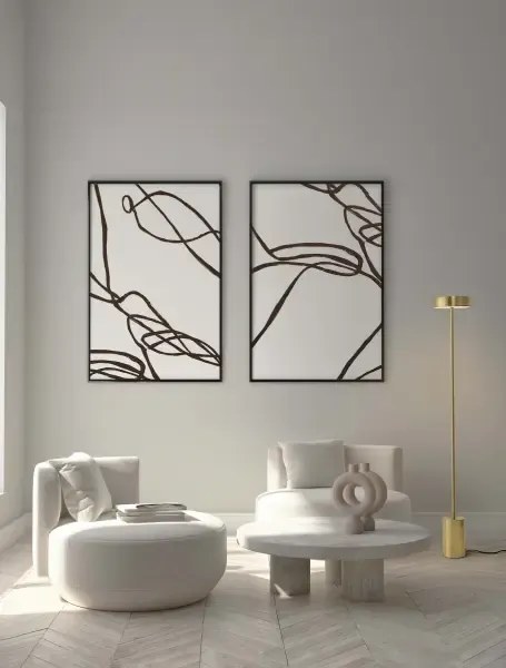 LED zlatá stojací lampa Thea