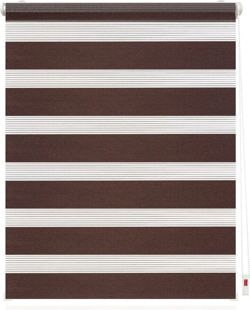 Lichtblick Duo roleta Klemmfix, bez vrtání, od 45 x 150 cm. (tmavě hnědá, 50 x 150 cm)