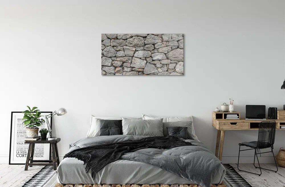 akrylový obraz Kamenná zeď wall 100x50 cm