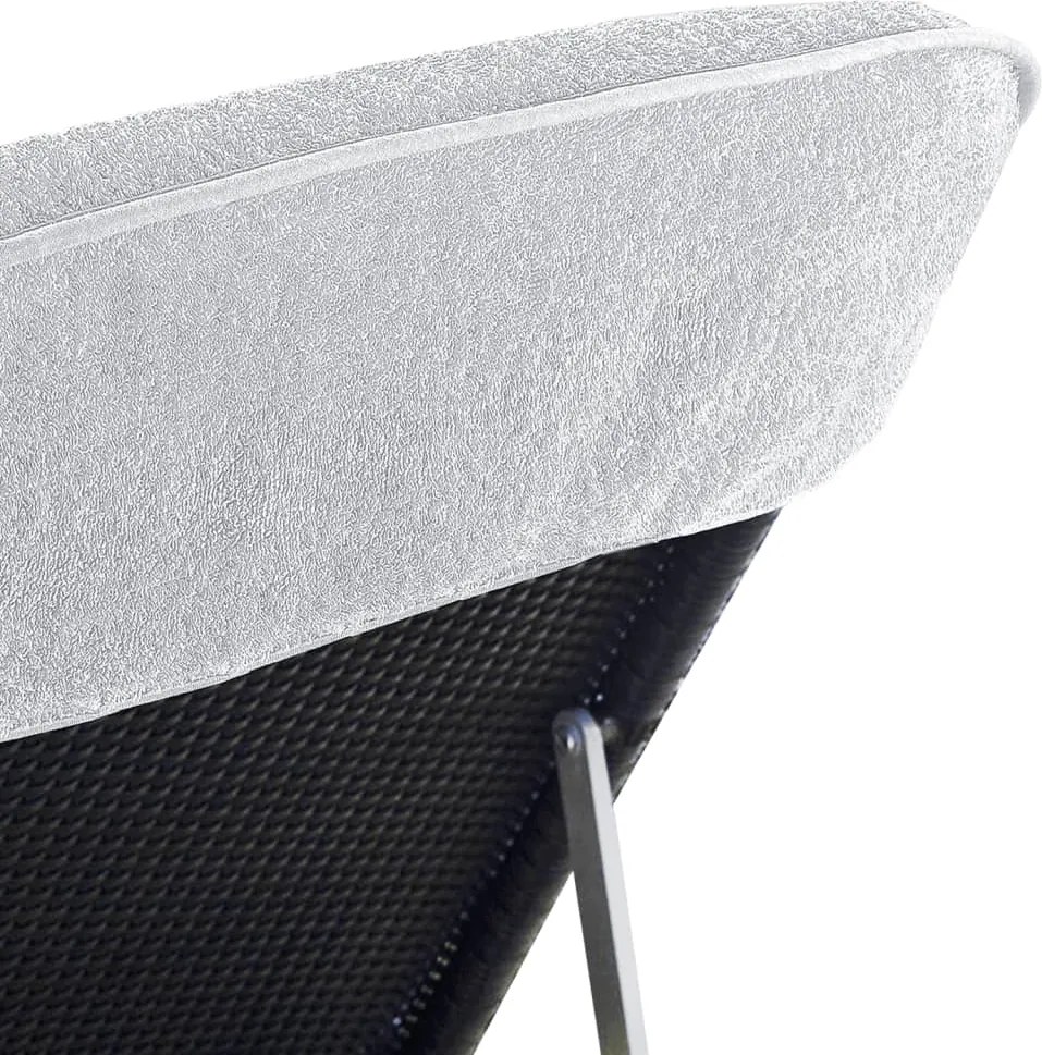 Plážové osušky 4 ks bílé 60 x 135 cm textil 400 GSM 3157050