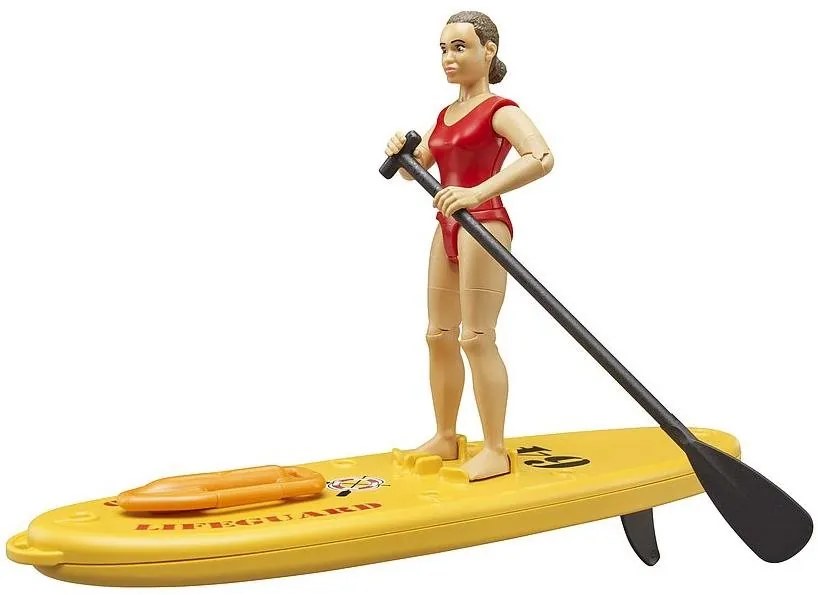 Figurka bruder 62785 bworld paddleboard s figurkou ženy