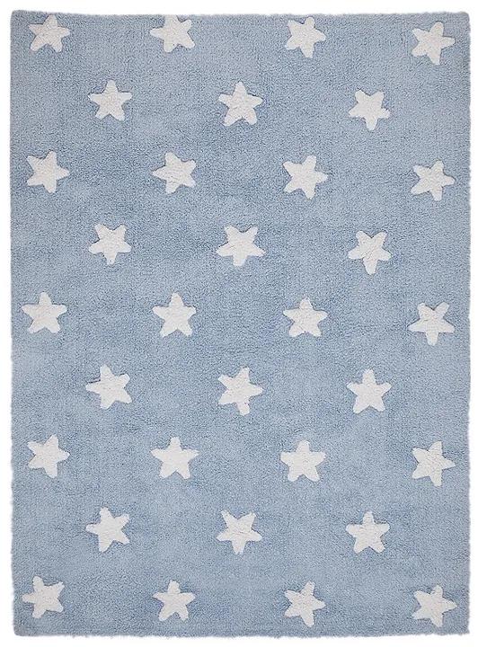 Hans Home | Přírodní koberec, ručně tkaný Stars Blue-White