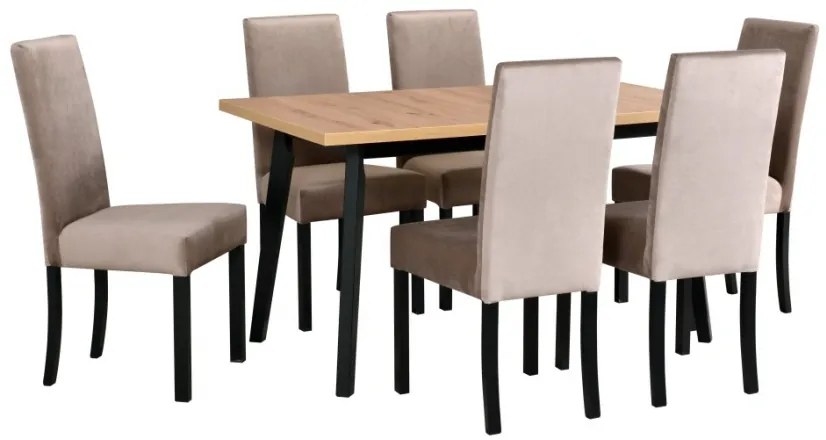 Drewmix jídelní židle ROMA 2 dřevo: buk, potahový materiál: látka