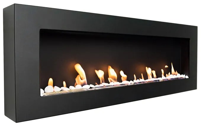 BIO FLAME biokrb Easy L Close černý 115x40 cm