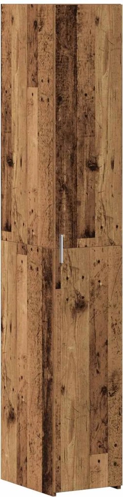 Úložná skříň se policemi Staré dřevo 30 x 42,5 x 225 cm 3365627