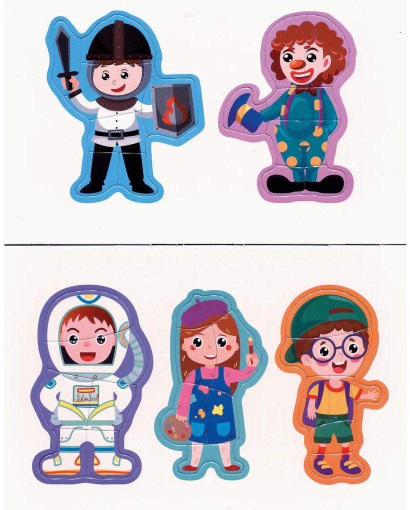 Bino Magnetické puzzle Postavičky