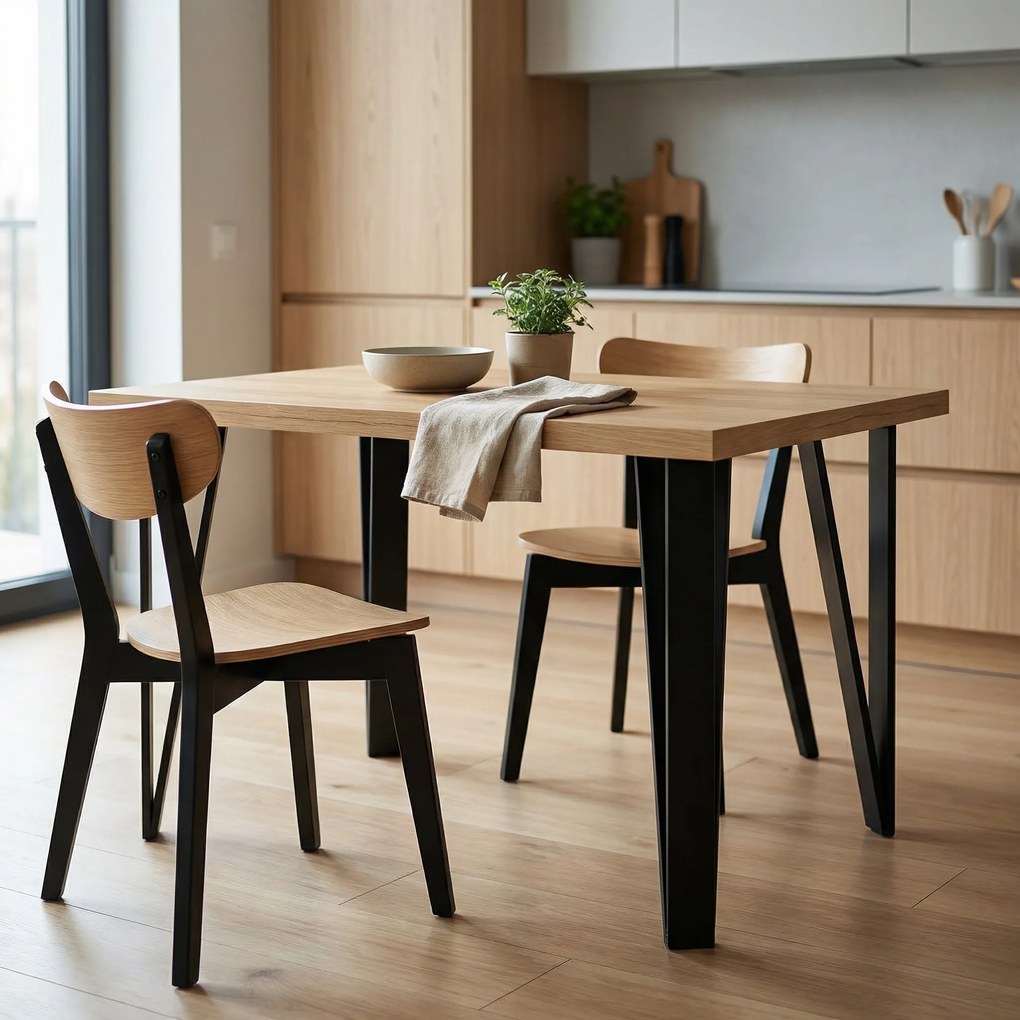 Stima Stůl KARLOS kovová podnož 120x80 cm wengé