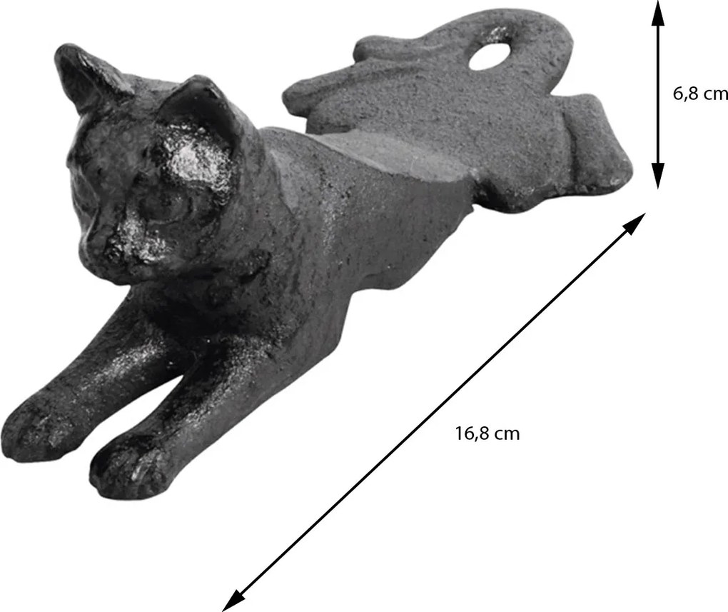 Zarážka do dveří Cat, 6,8x16,8 cm