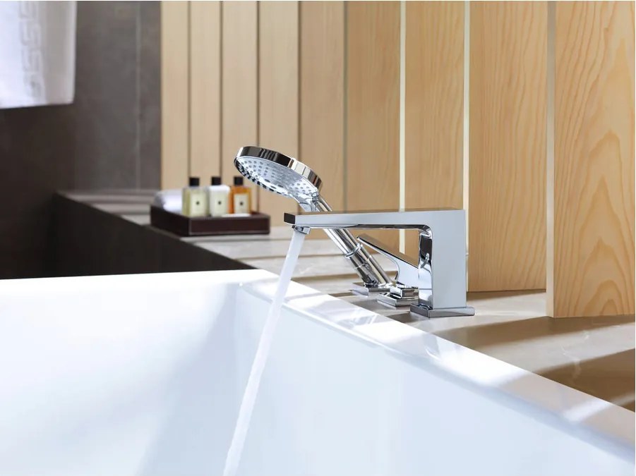 Hansgrohe Metropol, baterie na okraj vany, 3-otvorová instalace, chromová, 32550000