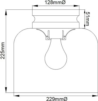 Feiss FE-HOUNSLOW-F-PN - Stropní svítidlo HOUNSLOW 1xE27/60W/230V lesklý chrom