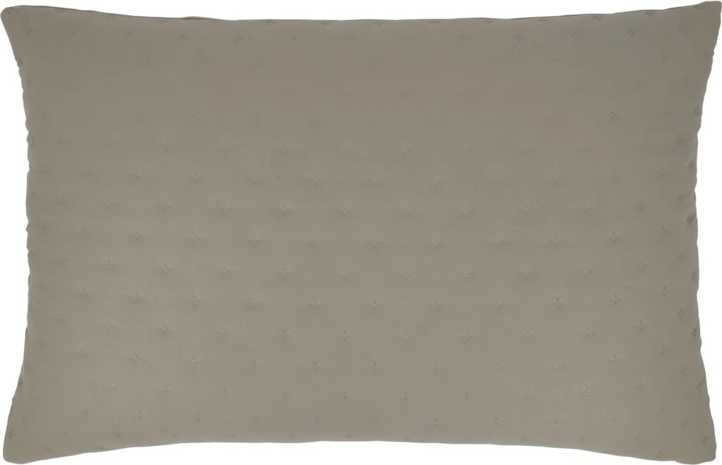 Měkký taupe povlak na polštář Aix Soft – 90*60 cm