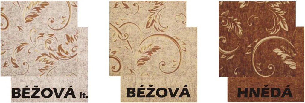 FN Sedací souprava Jana - Vita beige/dř. ořech