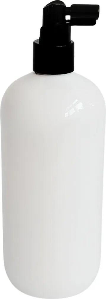 Dávkovač na mýdlo 500 ml bílý s černým sprejem BELA