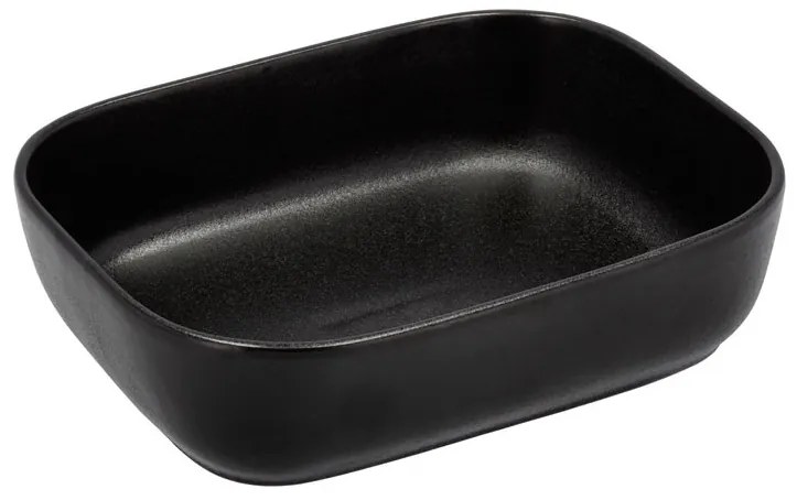 Holm Kameninová zapékacímísa 24x18,5x6,5cm Black