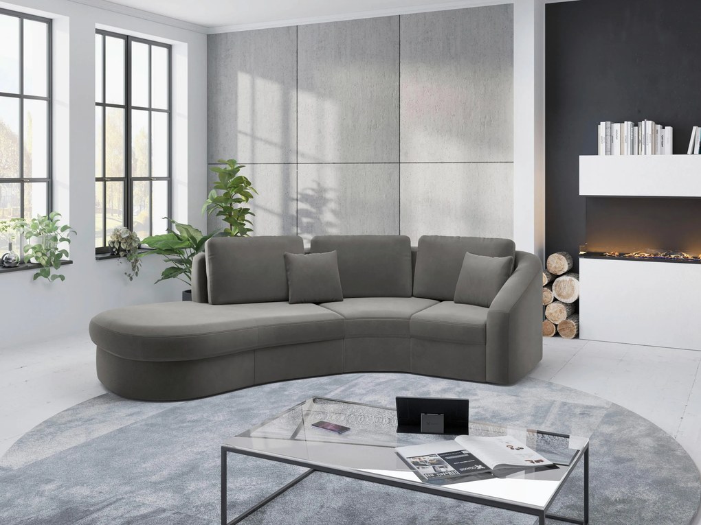 XXXLutz ROHOVÁ SEDAČKA, textil, šedá Sit & More - Sedací soupravy - 000144017408