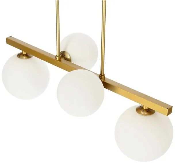 Mosazný závěsný lustr Kama pro žárovku 4x G9  - Candellux