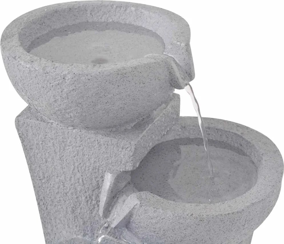 Interiérová fontána s LED osvětlením, polyresin 244290
