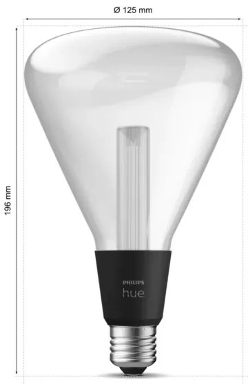 LED RGBW Stmívatelná žárovka Philips Hue White And Color Ambiance E27/6,8W/230V